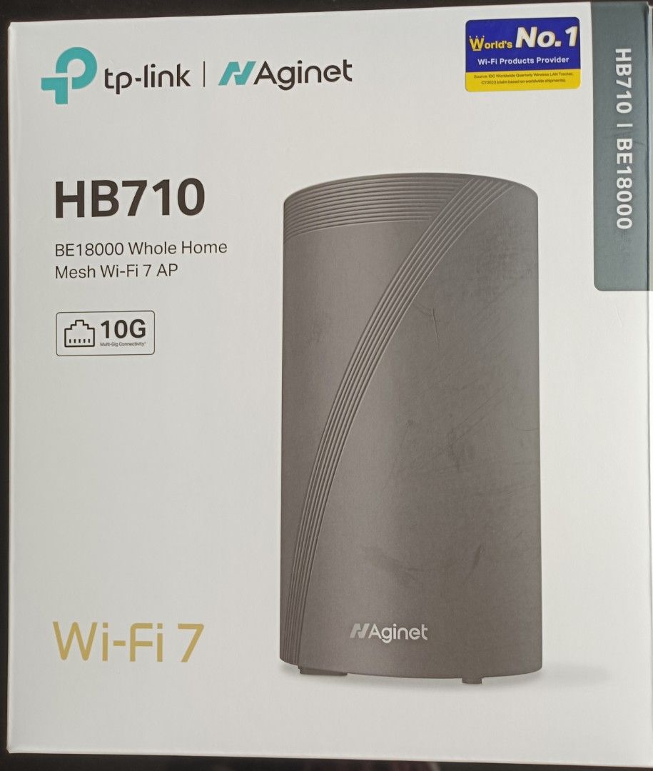 TP-Link Aginet HB710 BE18000 Wi-Fi 7 Mesh Router, Computers & Tech ...