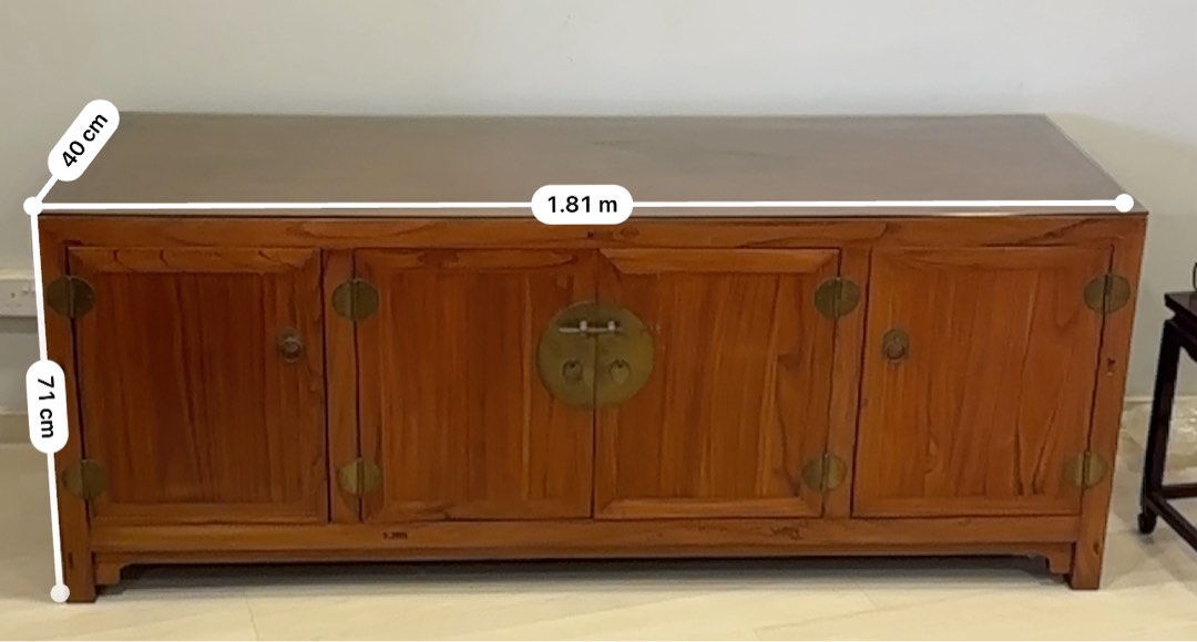 Antique chinese TV console / Wooden Cabinet, Furniture & Home Living ...