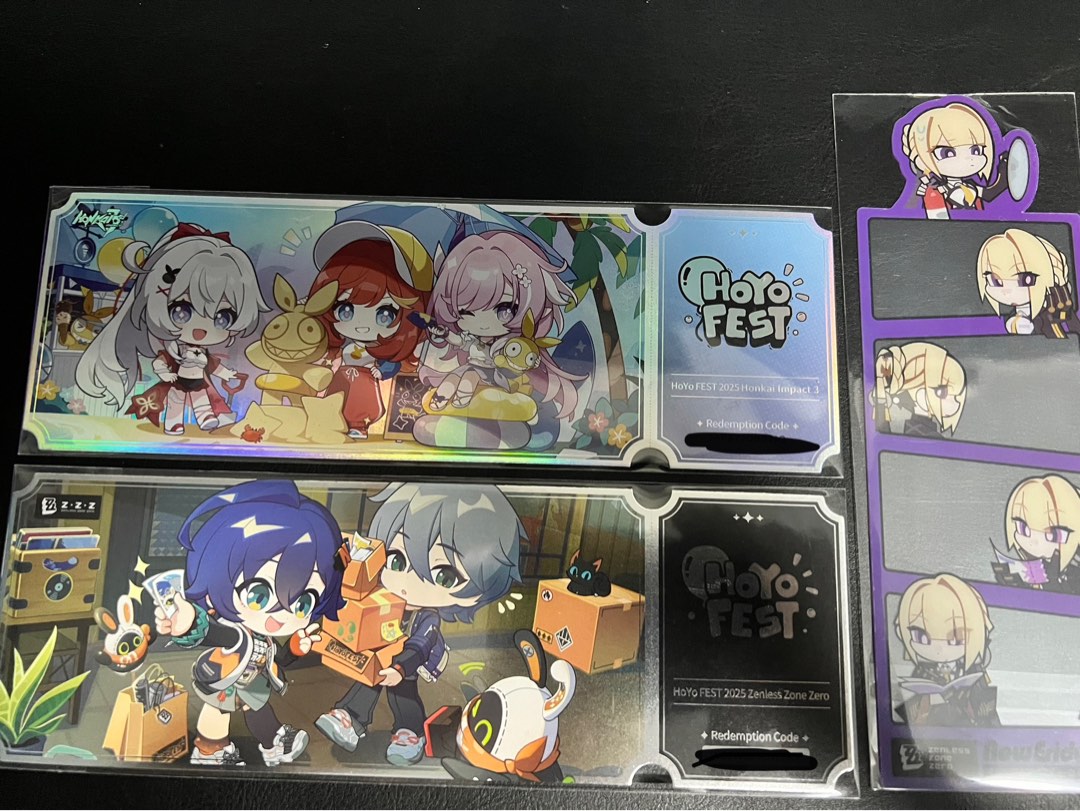 ZZZ zenless zone zero laser ticket, Hobbies & Toys, Memorabilia ...