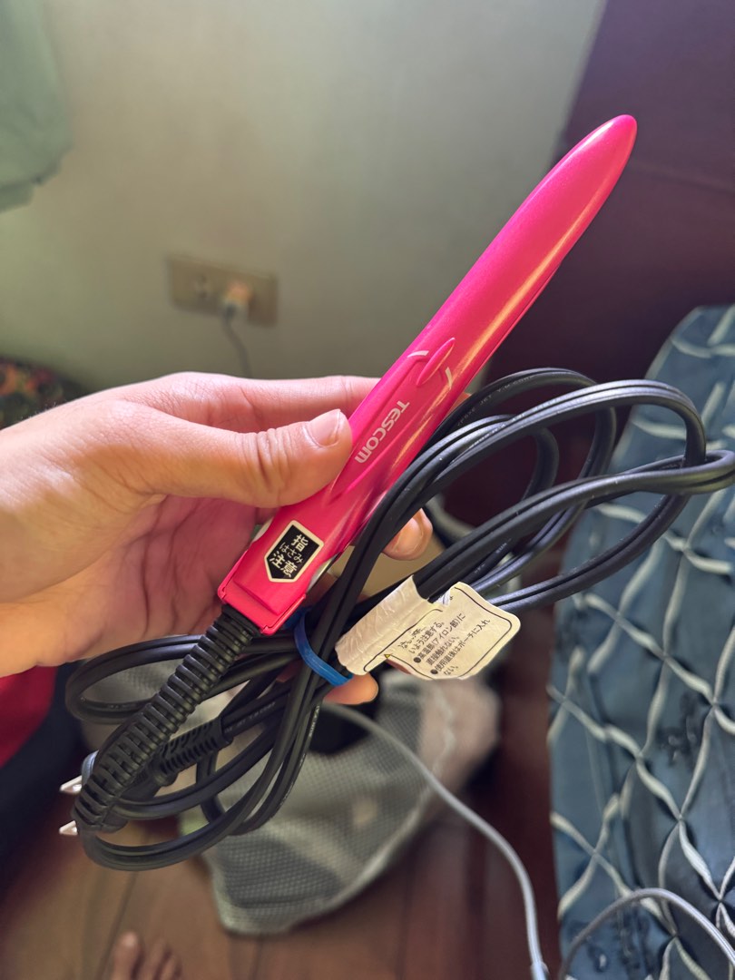 110V Japan TESCO hair straightener mini TESCO 2 way style up mini ...
