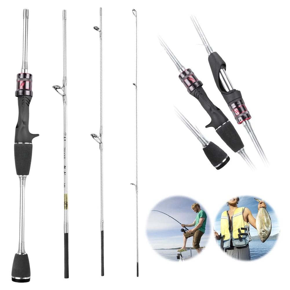 1.4M Casting Fishing Rods Ultralight Baitcasting Carbon Fishing Rods 4 ...