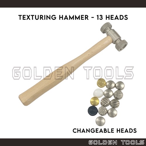 65mm Texturing Hammer With 13 Changeable Heads Handicraft Art DIY ...
