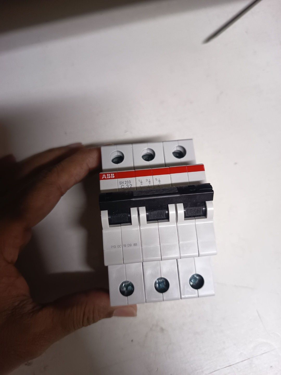 ABB 32A, 40A &63A 3 pole MCB breaker. Total 5 pieces., TV & Home ...
