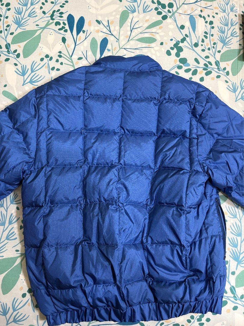 Asics Blue Puffer Jacket, Men's Fashion, Coats, Jackets and Outerwear ...