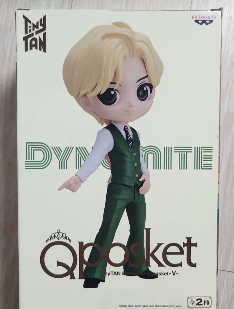 BTS V Tinytan Dynamite QPosket, Hobbies & Toys, Memorabilia & Collectibles, K-Wave on Carousell