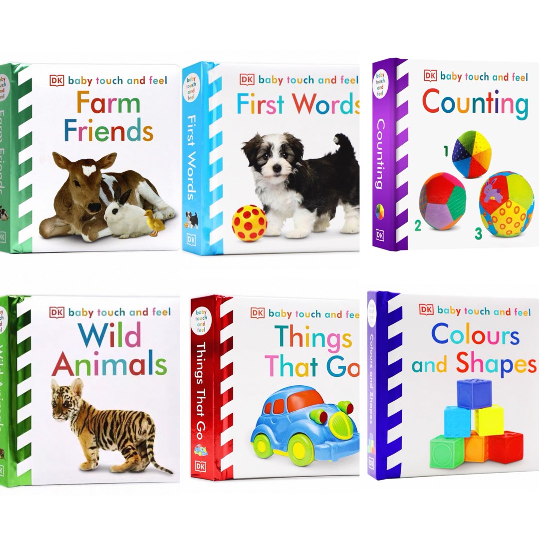 DK baby touch and feel books farm friends wild animals things that go ...