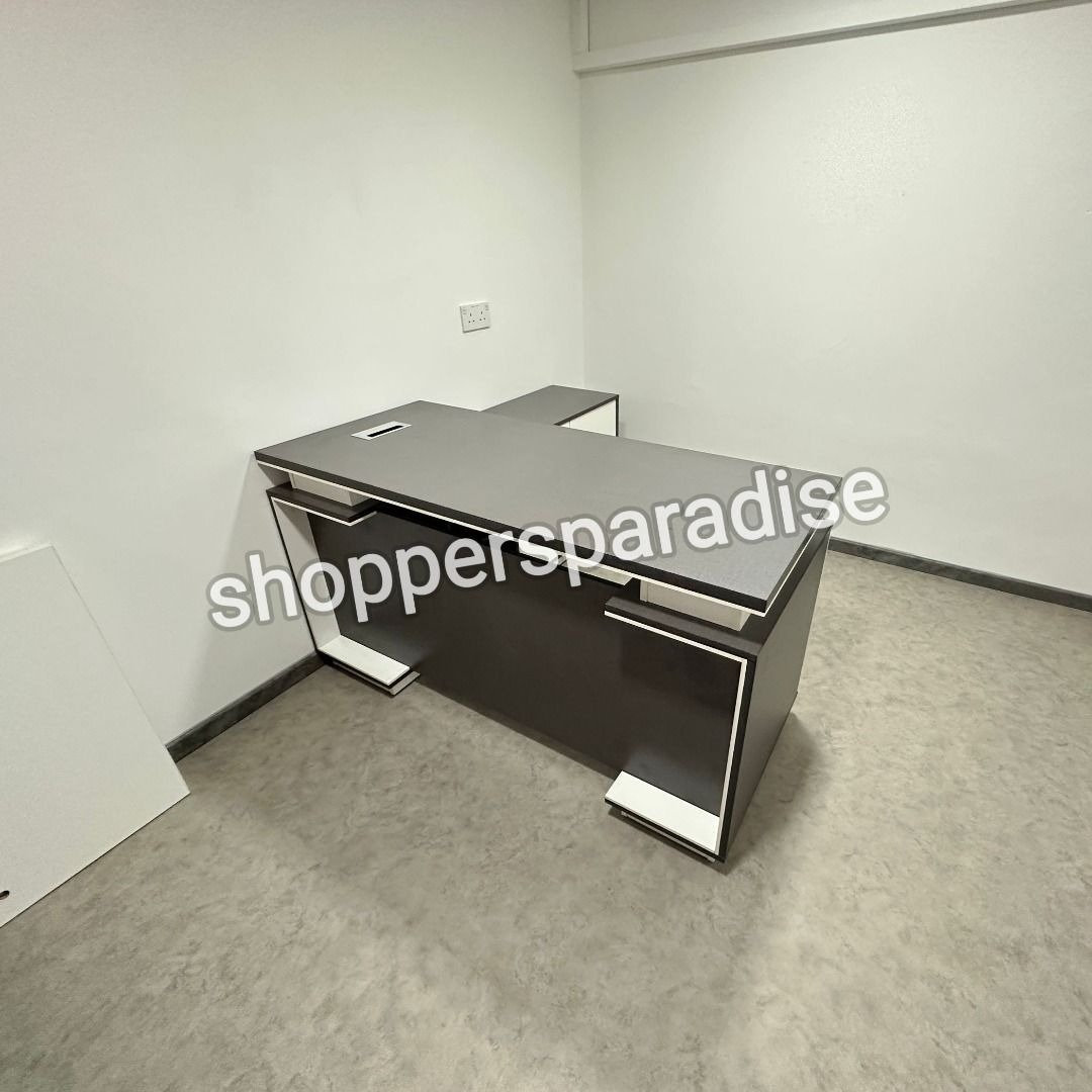 DT 014 Director Table w L-Shape Cabinet / Executive Table photo ...