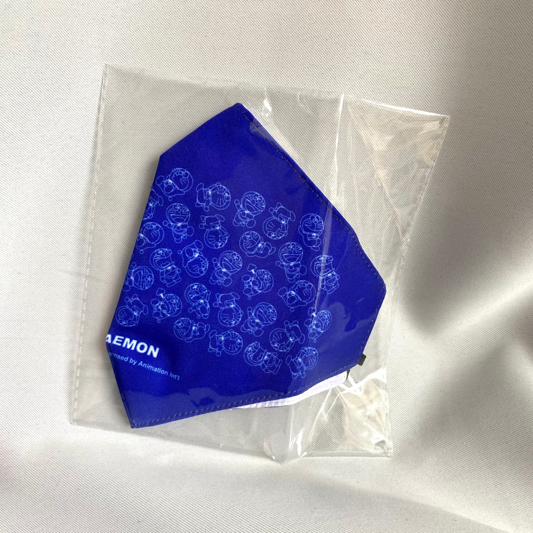 FamilyMart Doraemon Fabric Face Mask, Health & Nutrition, Face Masks ...