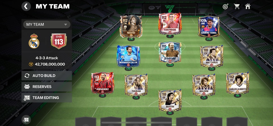 FC Mobile Account - 113 OVR Team, FC Champion, Video Gaming, Video ...
