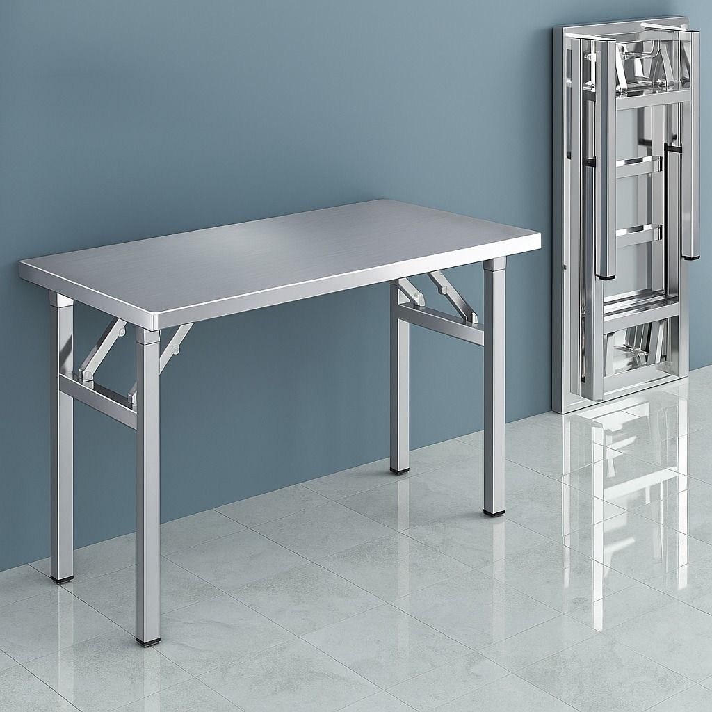 Folding Kitchen Table | Utility Prep Table | Space Saving Table ...