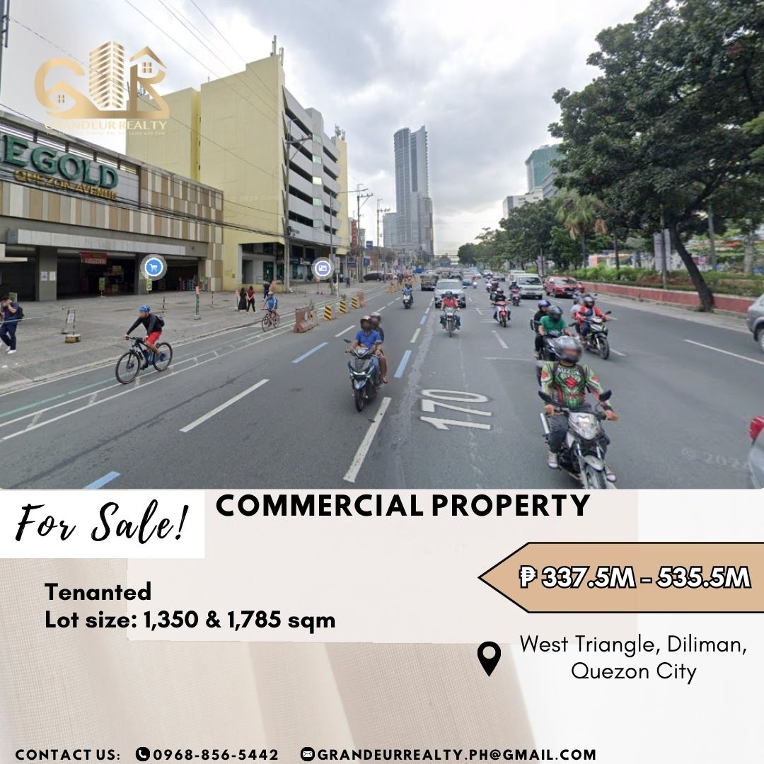 FOR SALE Commercial Property located at West Triangle, Diliman, Quezon ...