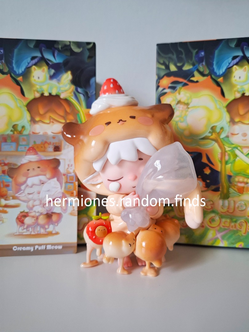 Heyone MIMI Little World Sweet Conquests Series Blind Box Figure Creamy Puff Meow, Hobbies ...