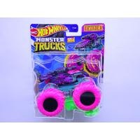 Hot Wheels Monster Trucks Invader Pink, Toys & Collectibles, Mainan di ...
