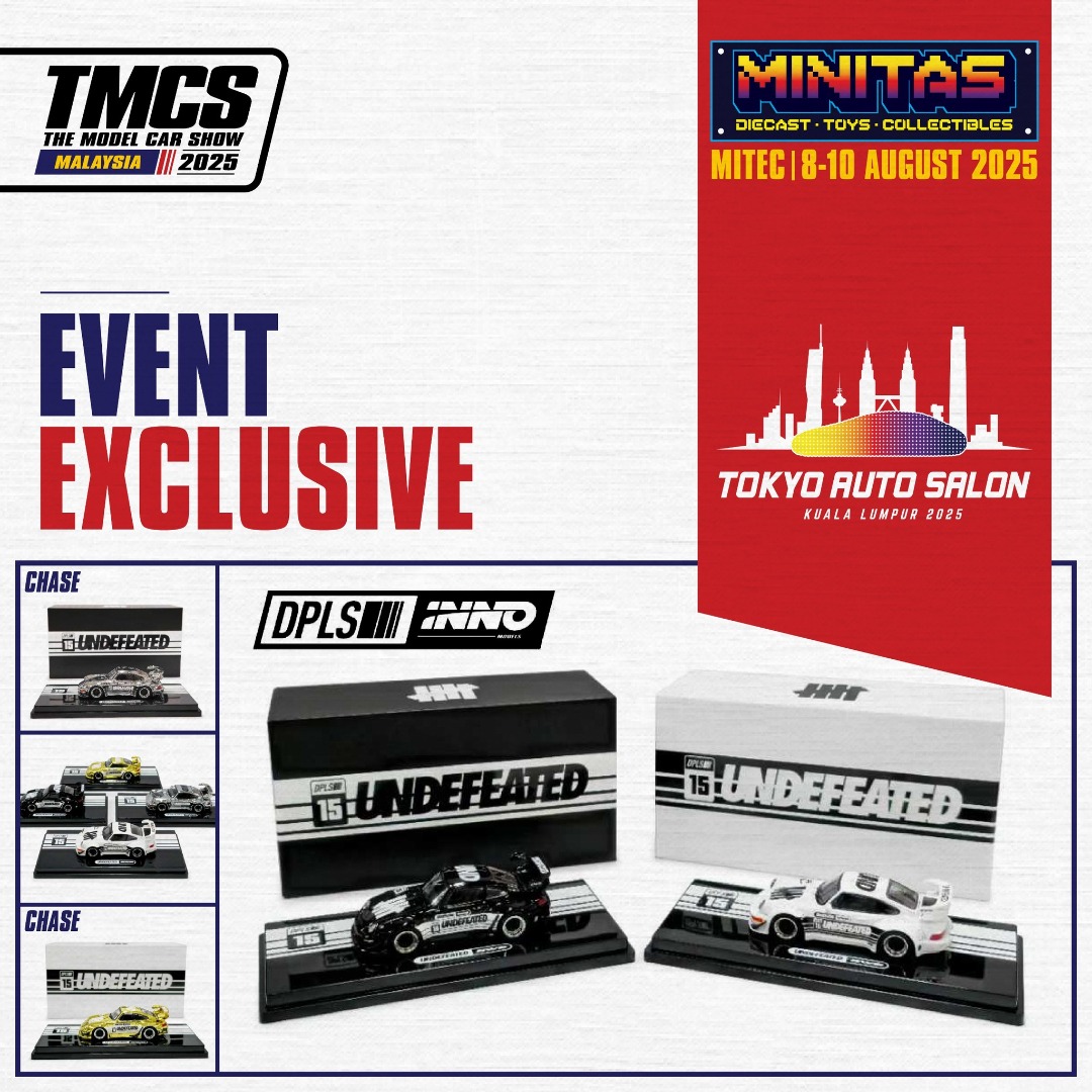 INNO64 DPLS RWB Porsche Undefeated Tokyo Auto Salon Kuala Lumpur 2025 ...