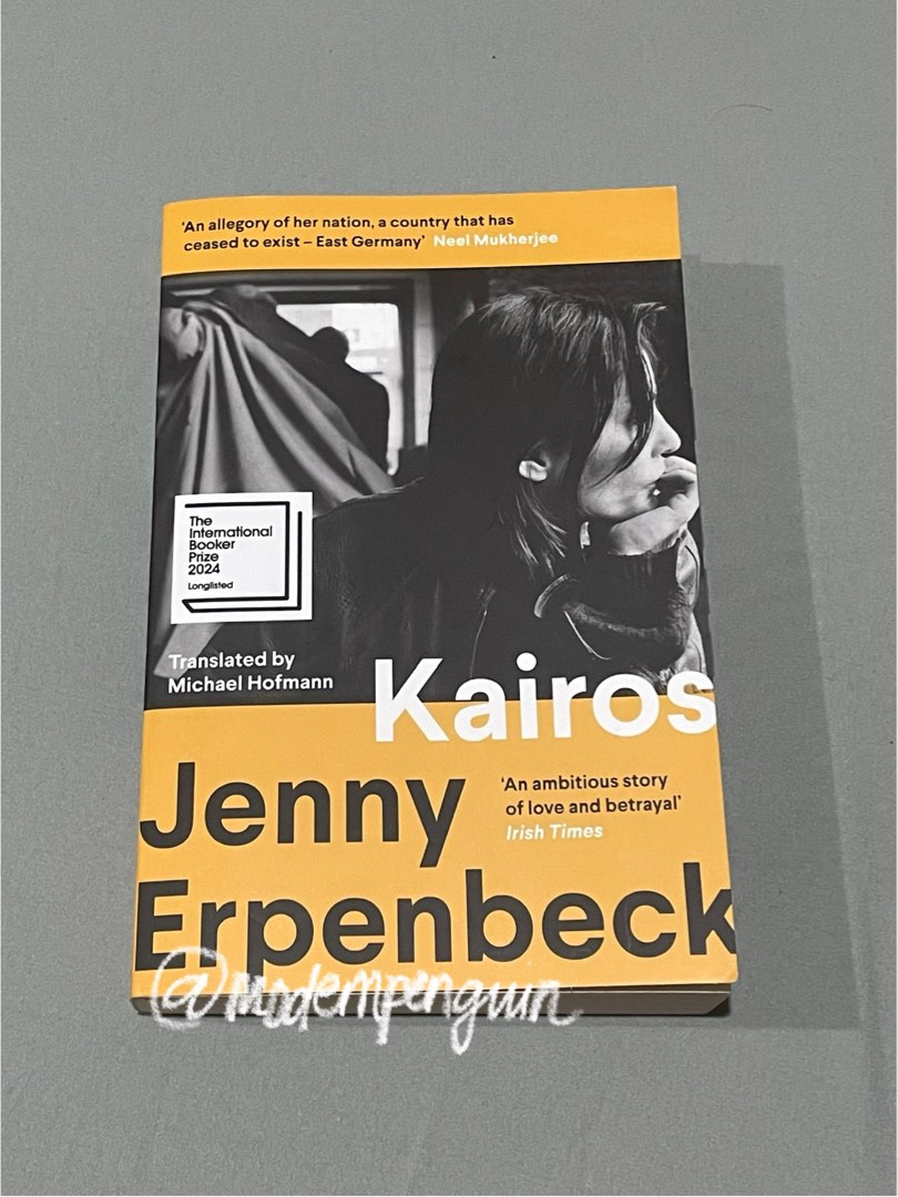 Kairos by Jenny Erpenbeck preloved annotated book, Hobbies & Toys ...