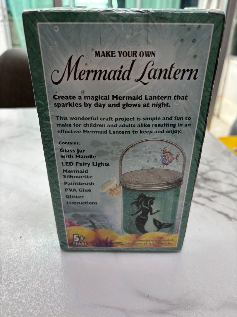 Make your Own Mermaid Lantern, Hobbies & Toys, Stationery & Craft, Art ...