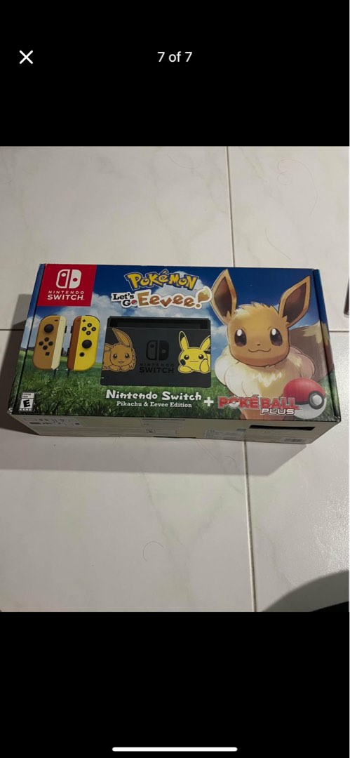 Nintendo Switch Gen 1 Pikachu Edition, Video Gaming, Video Game ...