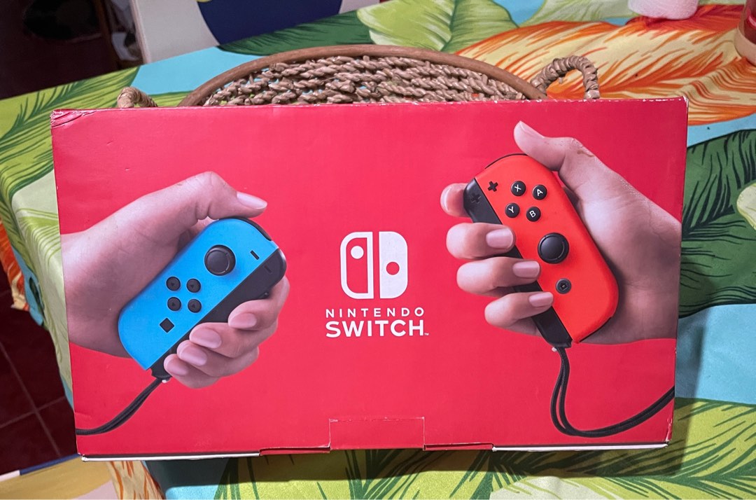 Nintendo Switch V2 (Unopened, Sealed) - Minor Box Wear, Full ...