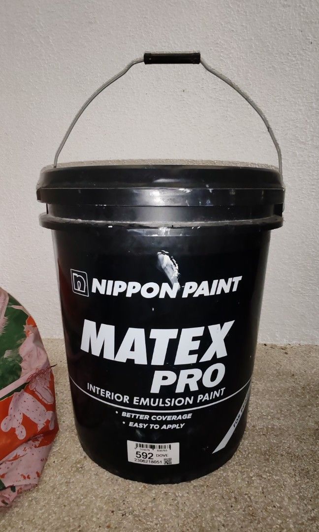 Nippon Paint Mate Pro 18L, Furniture & Home Living, Home Improvement ...