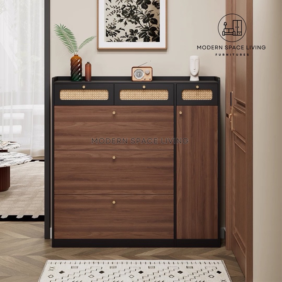 PIPPA Modern Slim Shoe Cabinet / SDR963, Furniture & Home Living ...