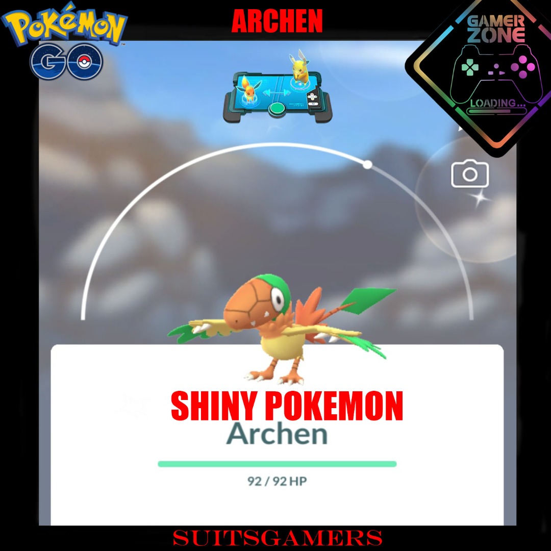 Pokemon GO - Shiny Archen [SHINY POKEMON], Video Gaming, Video Games ...