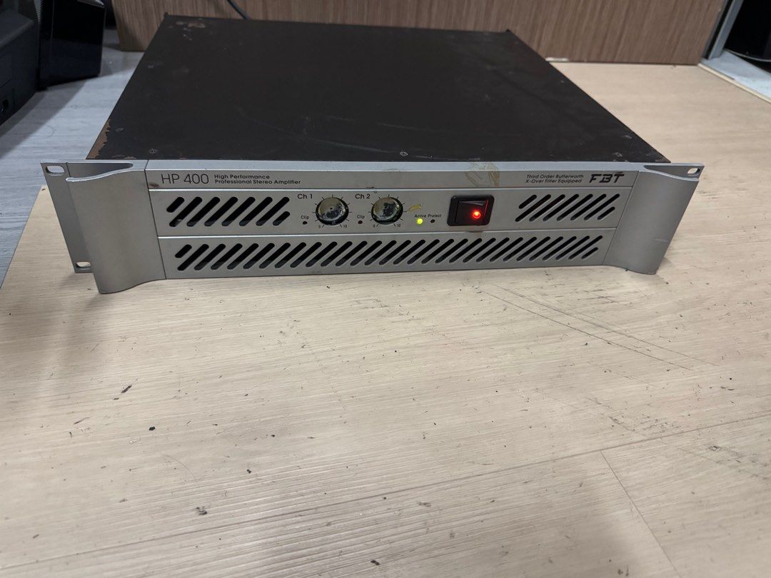 Power amplifier fbt hp 400, Audio, Soundbars, Speakers & Amplifiers on ...