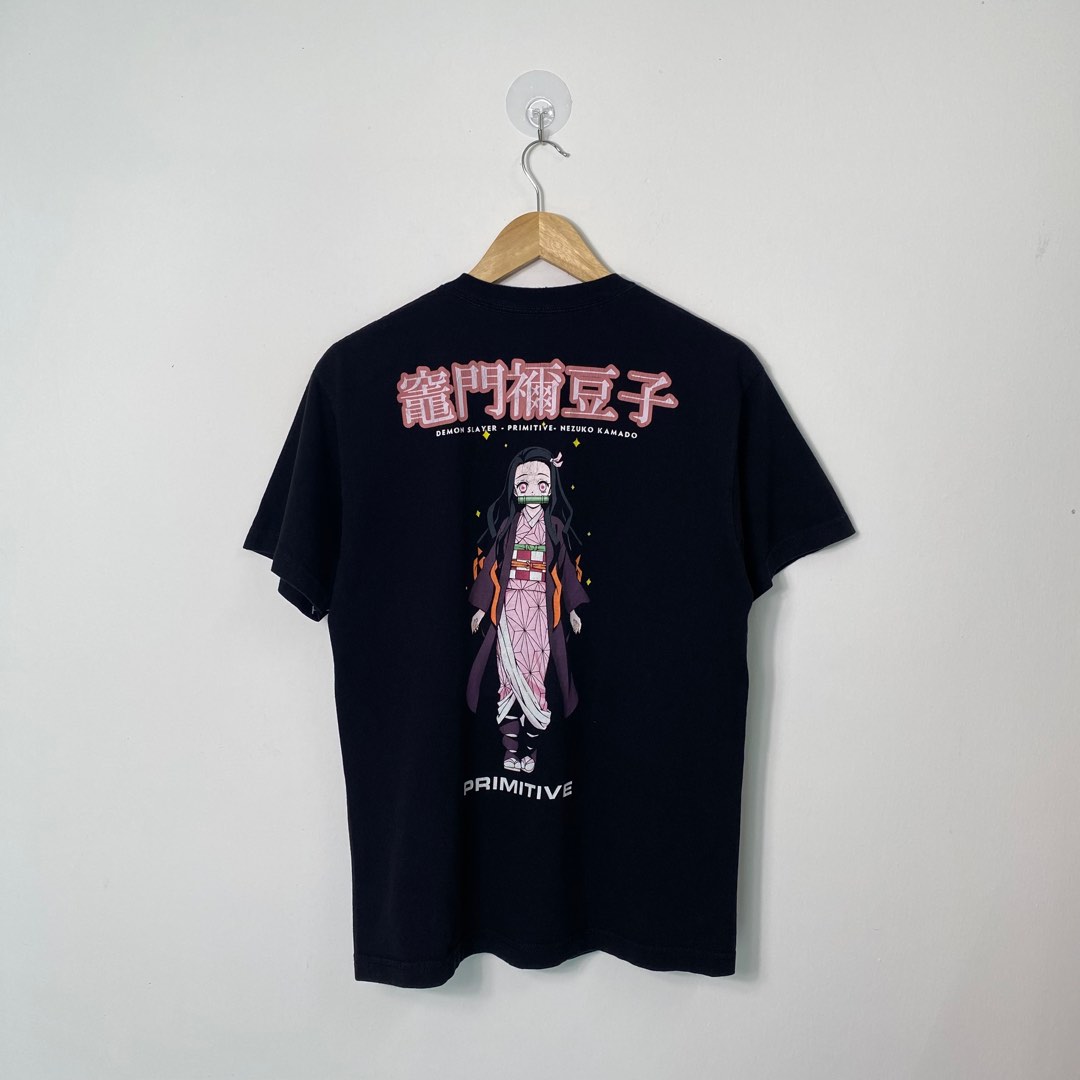 Primitive X Demon Slayer Anime T-shirt, Men's Fashion, Tops & Sets ...
