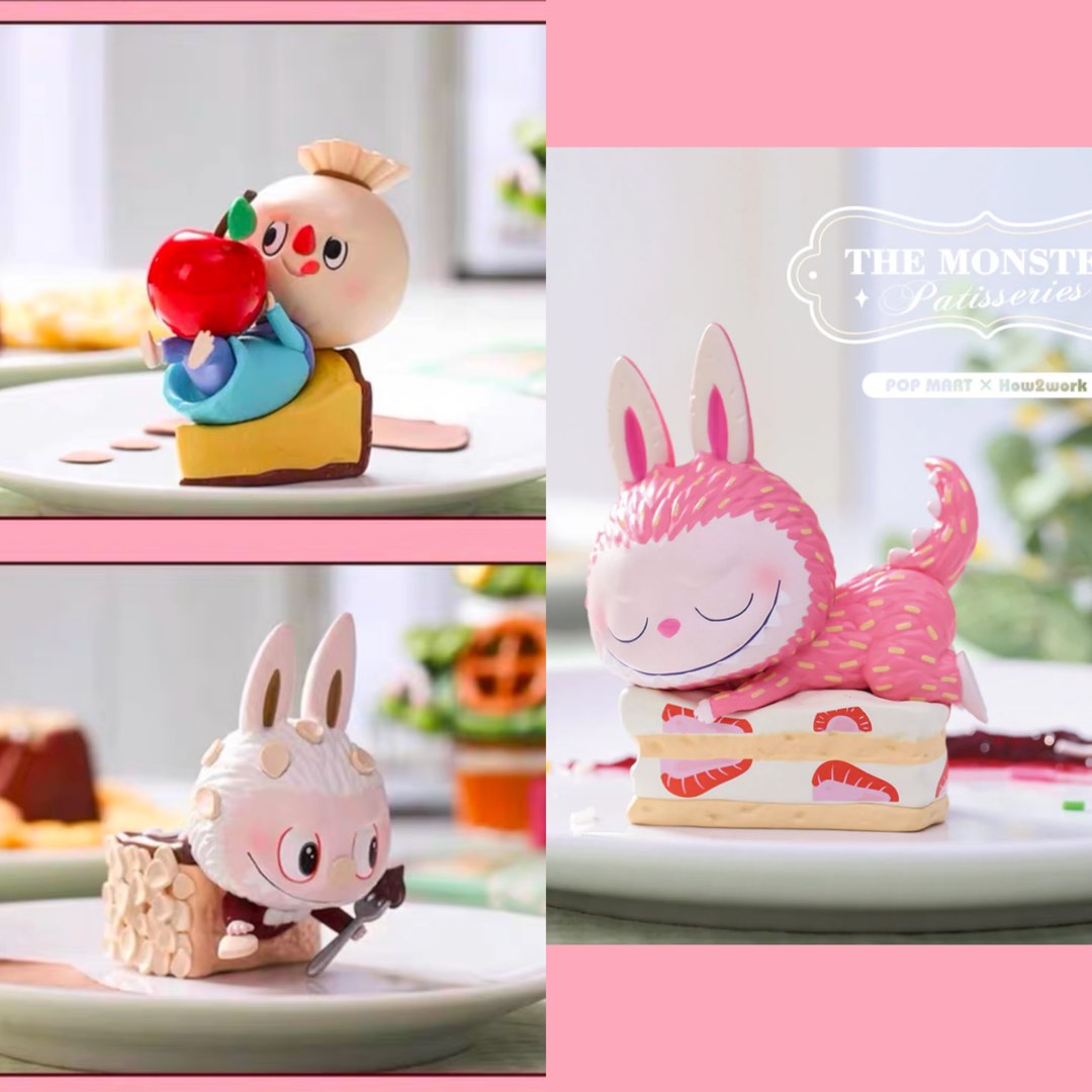 [ SET OF 3 ] BNIF Popmart The Monsters Patisseries series - Strawbersy ...