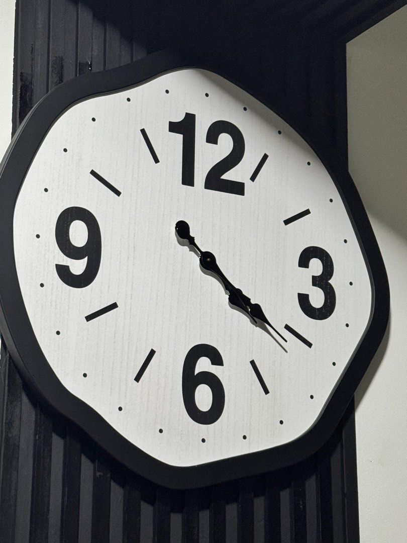 Ssf wall clock, Furniture & Home Living, Home Decor, Clocks on Carousell