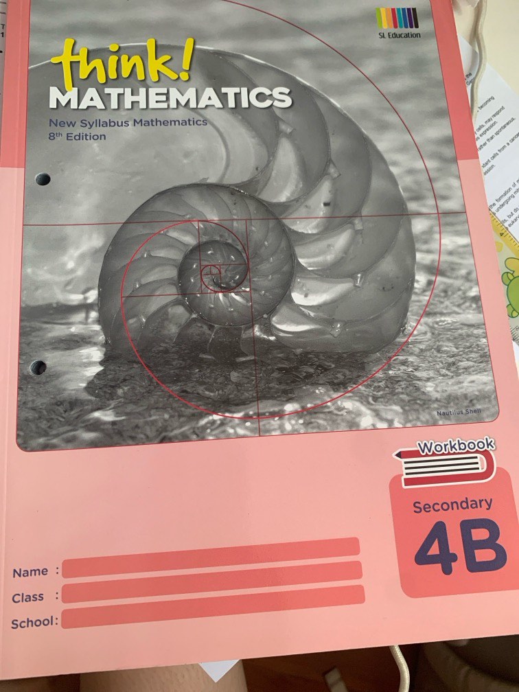 Think Mathematics 4A and 4B workbook, Hobbies & Toys, Books & Magazines ...