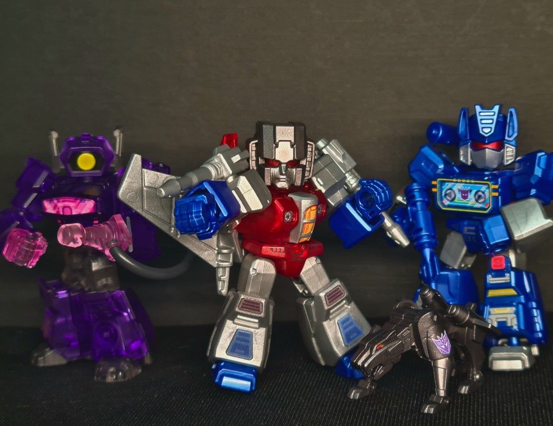 Transformers Blokees Defenders - Shockwave, Starscream, Soundwave set ...