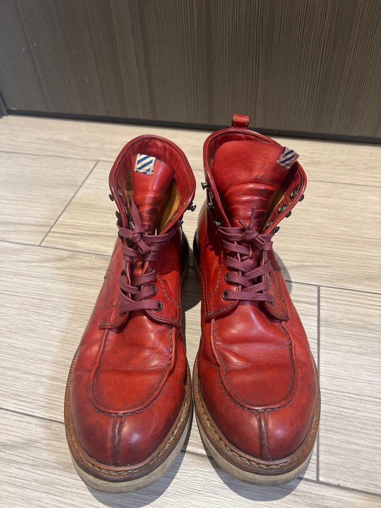 Visvim armiger folk boots us 9, 男裝, 鞋, 靴 - Carousell