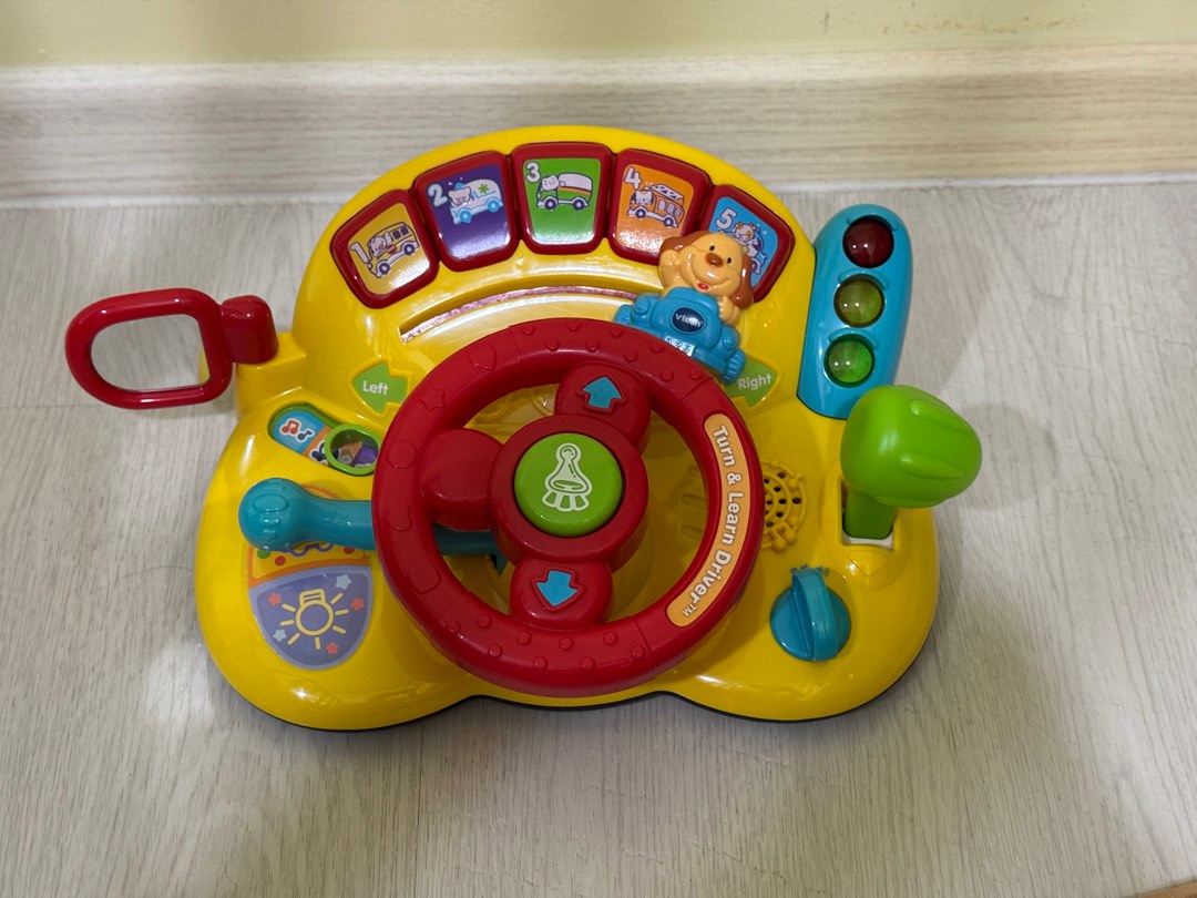 VTech Turn and Learn Driver, Babies & Kids, Infant Playtime on Carousell