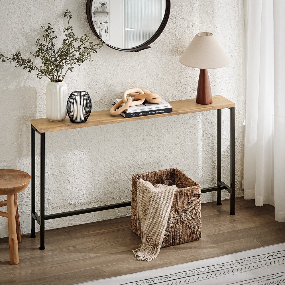 Entryway Console Table | Narrow Side Table | Modern Hallway Table ...