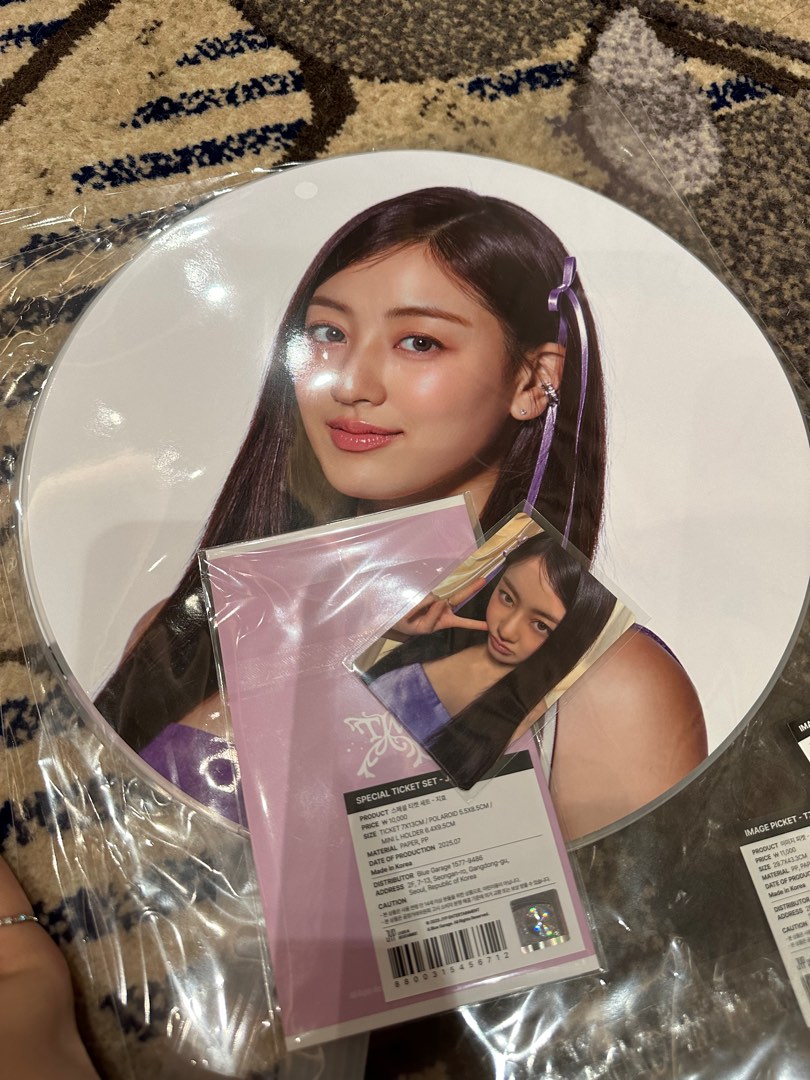 WTS Twice Jihyo image picket special ticket set, Hobbies & Toys ...