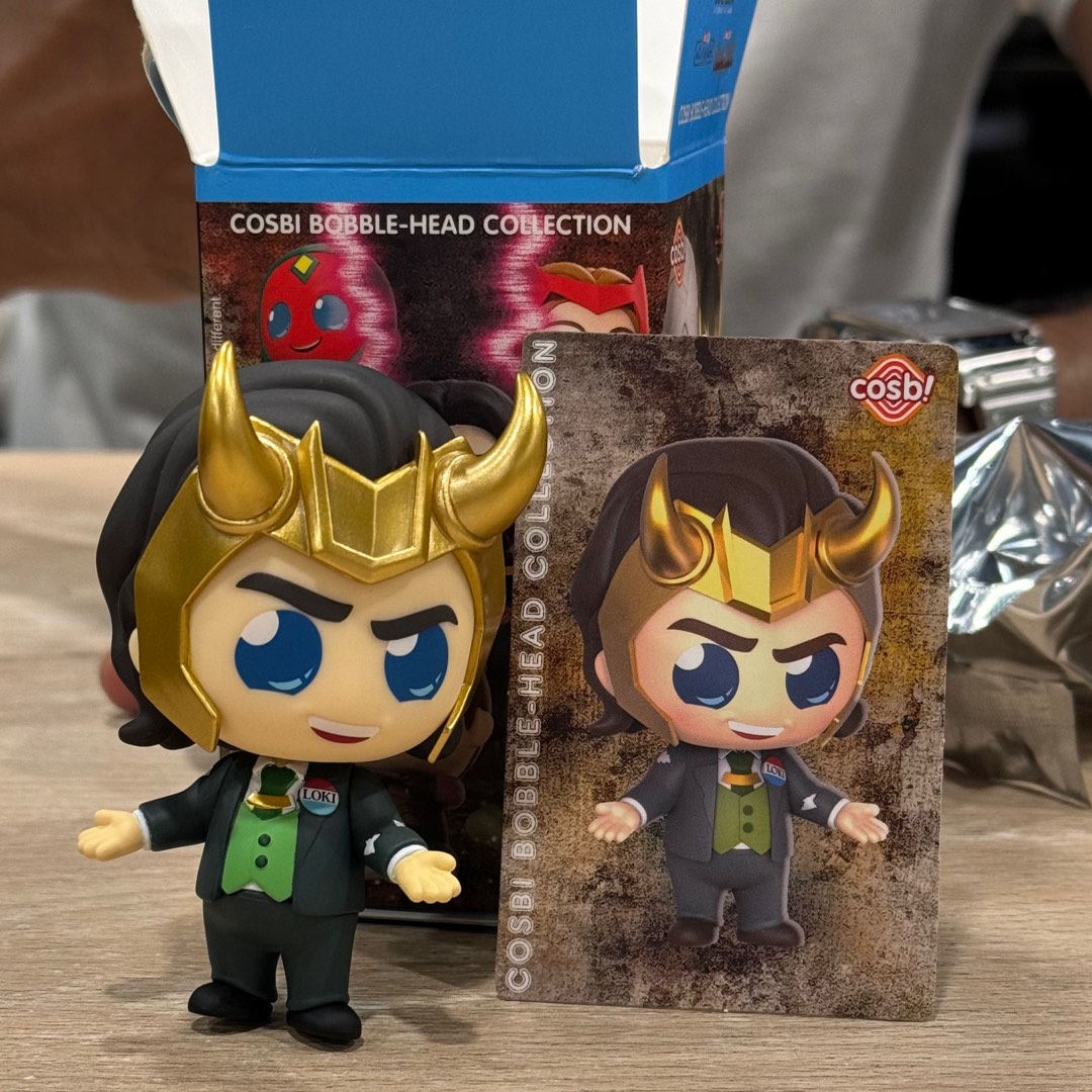 wtt/wts marvel cosbi bobblehead blindbox loki, Hobbies & Toys, Toys ...