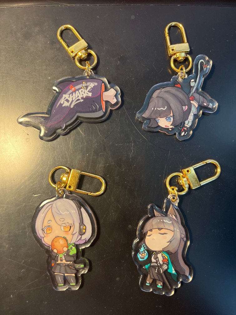 Zenless zone zero keychains, Hobbies & Toys, Art & Prints on Carousell