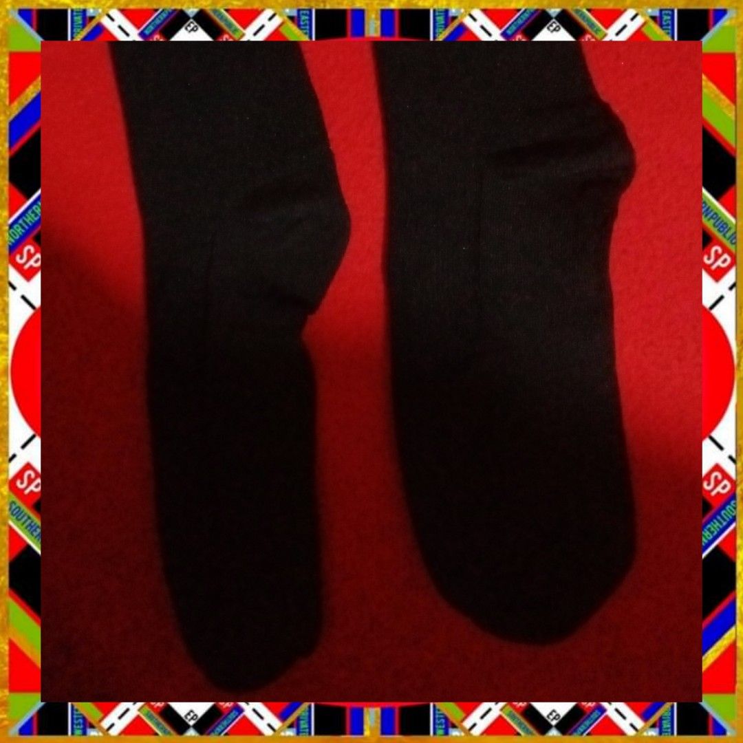 ♻️|7-9 in.|Plain Black Compression Socks for Women (0403-0807-025)💧 ...