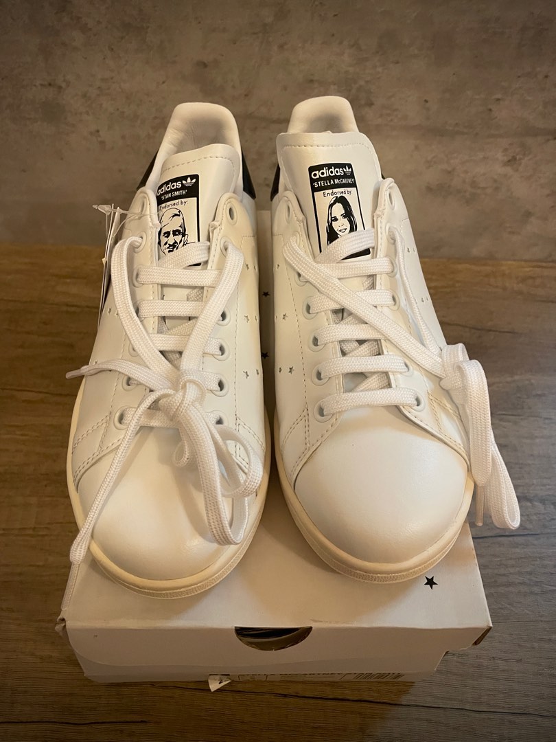 全新絕版 Stella McCartney x Adidas Stan Smith 波鞋 / Size: 38, 女裝, 鞋, 波鞋 ...