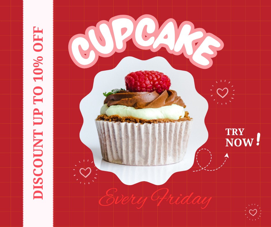 Cupcake Promo Every Friday, Food & Drinks, Homemade Bakes on Carousell