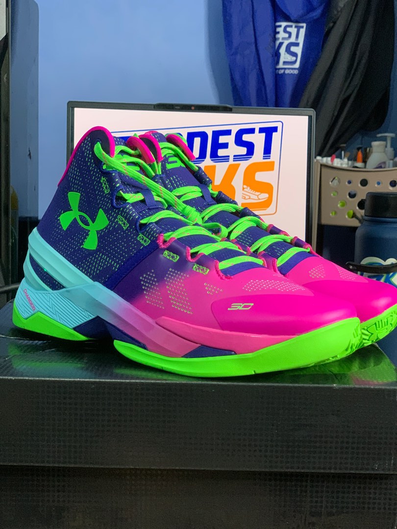 Curry 2 Retro ‘Northern Lights’, Men's Fashion, Footwear, Sneakers on ...