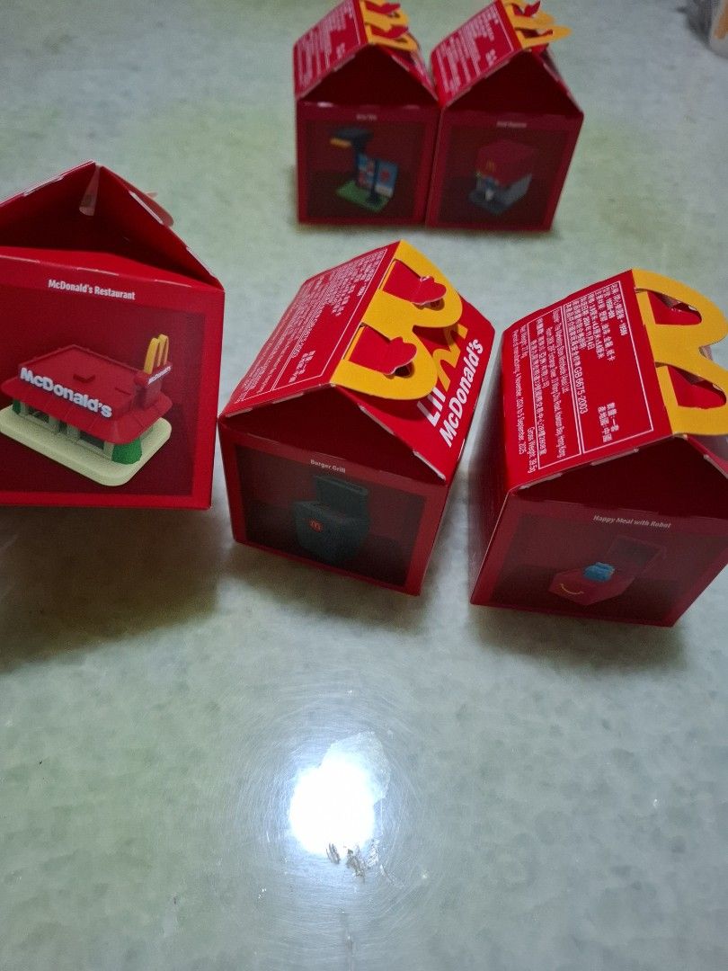 Each mcdonald's happy meal toy restaurant, Grill, pop up happy meal ...