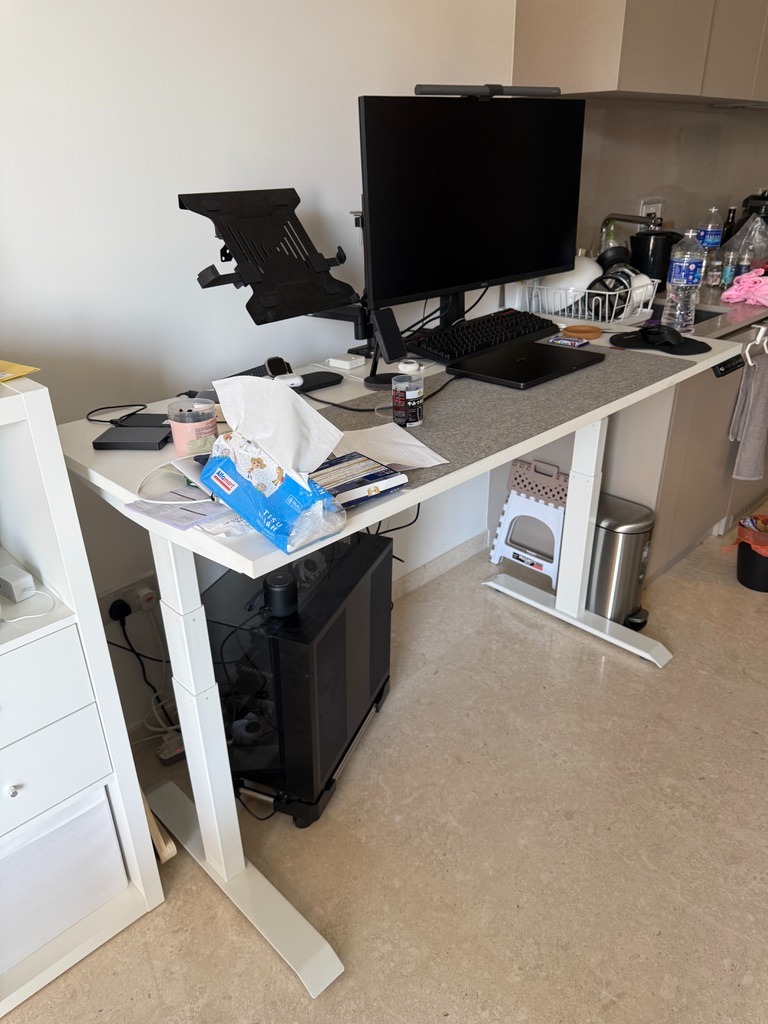 ErgoTune / Ergo Edge Electric Standing Desk and Chair, Furniture & Home ...