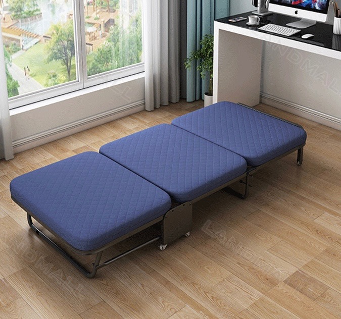 Foldable Bed with Wheels | Portable Folding Bed | Adjustable Reclining ...