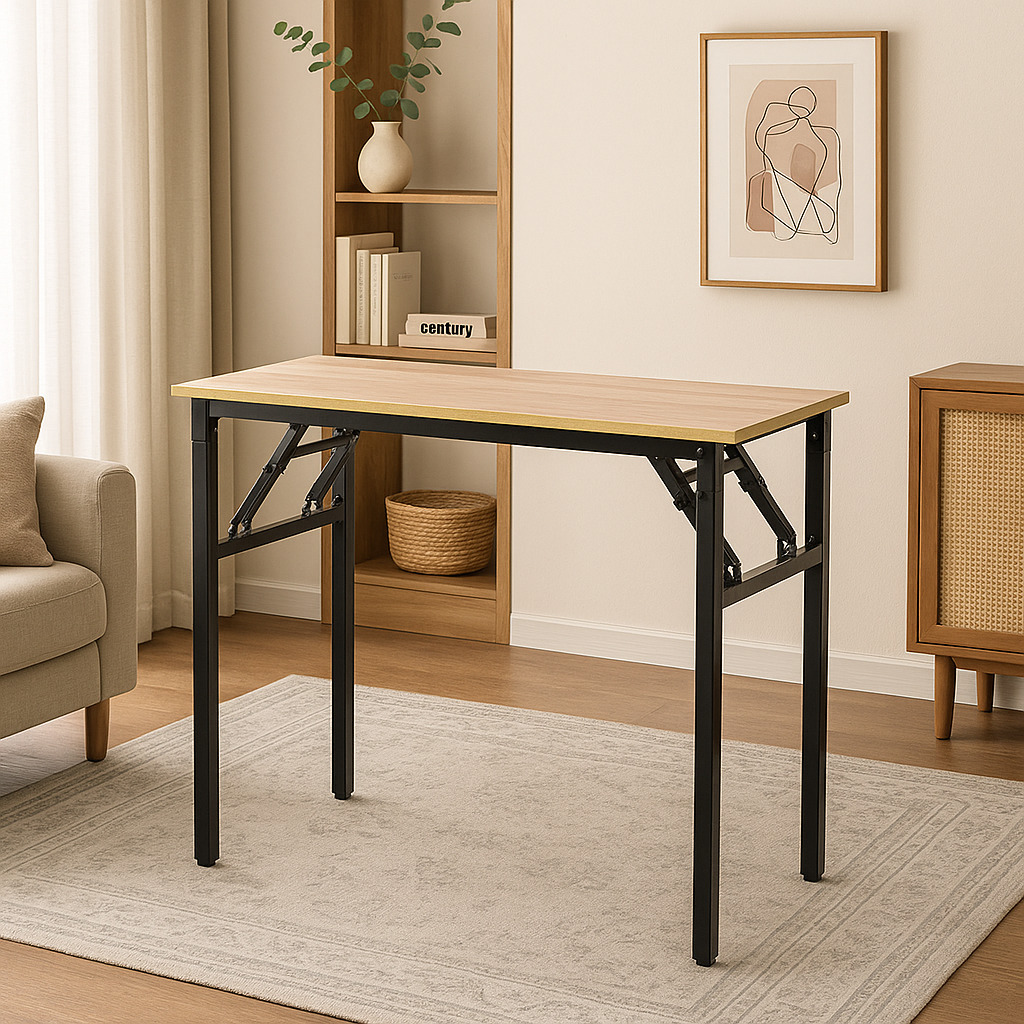Folding Study Table | Portable Work Desk | Small Folding Writing Table ...
