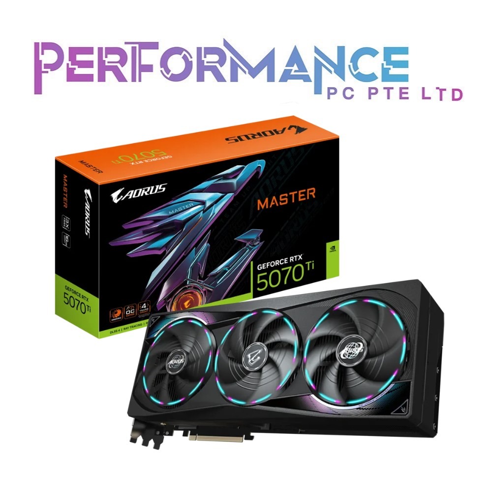 GIGABYTE AORUS GeForce RTX 5070 Ti RTX5070TI RTX 5070TI MASTER 16GB ...