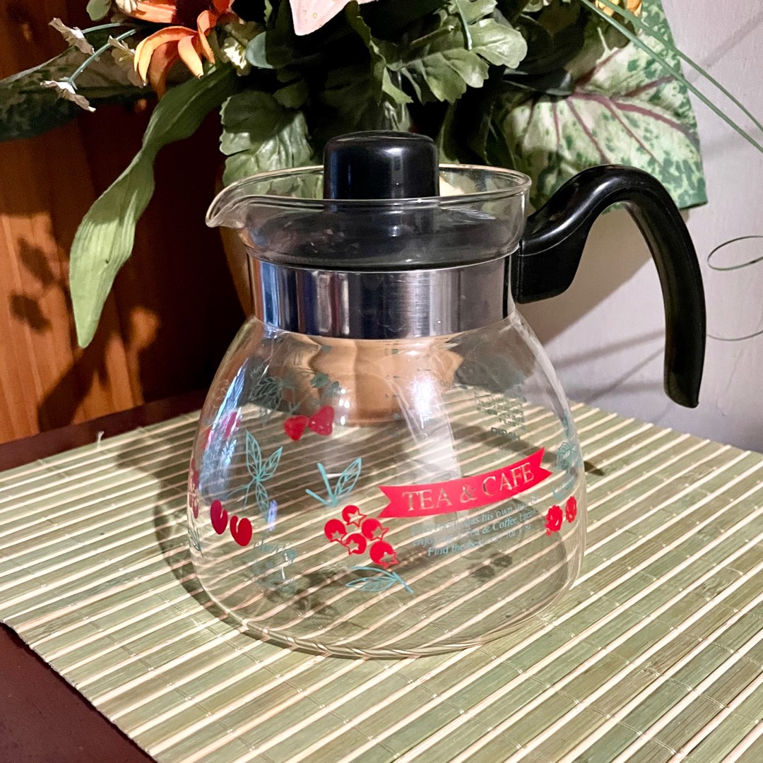 Hario Japan strawberry design glass coffee/tea pot, TV & Home ...