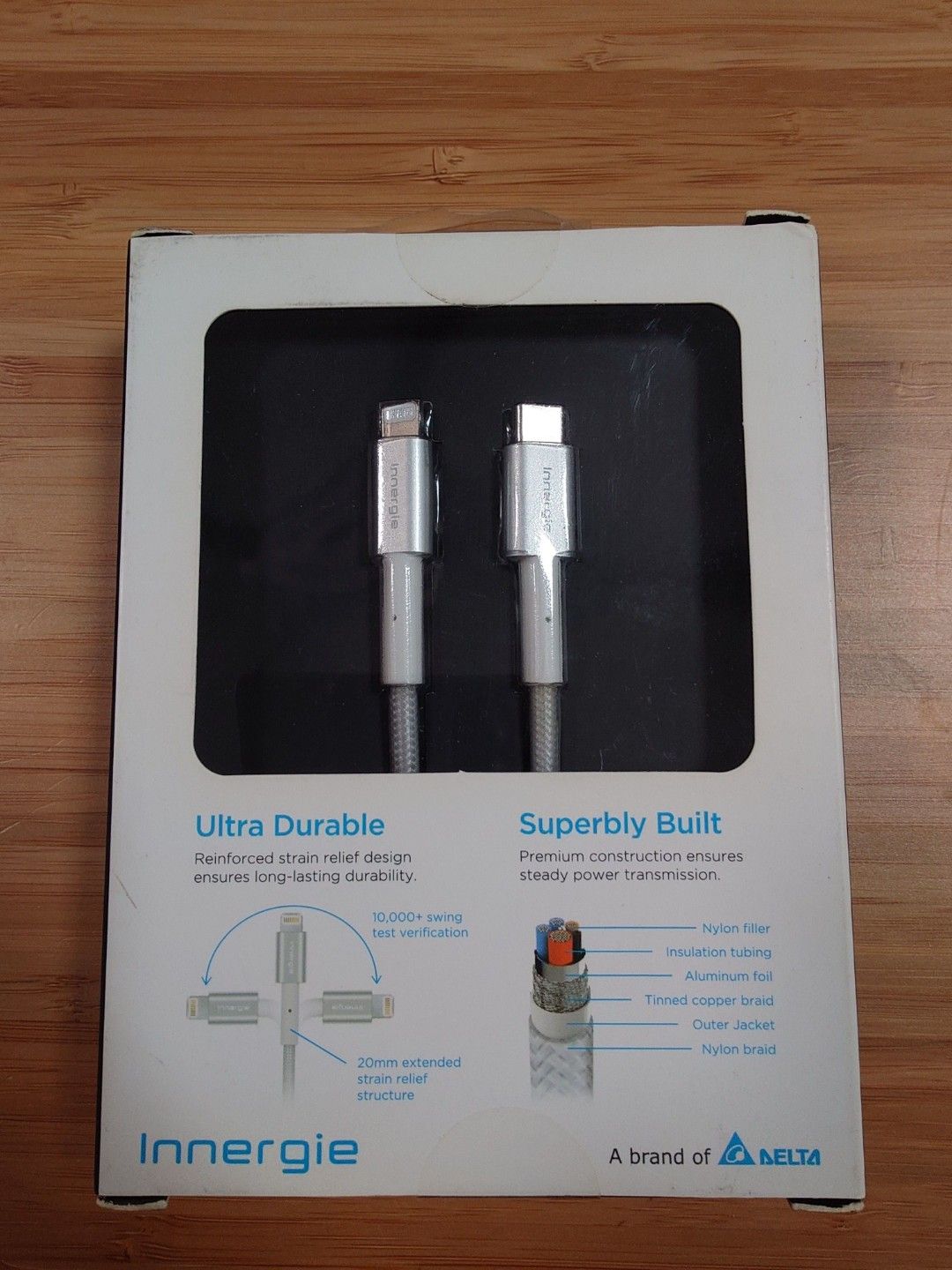 INNERGIE USB-C to Lightning 1m Cable, Mobile Phones & Gadgets, Mobile ...