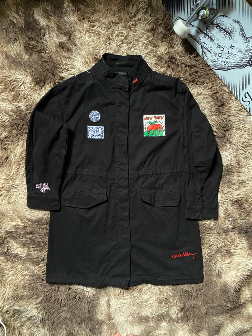 Keith haring parka jacket, Women's Fashion, Dresses & Sets, Dresses on ...