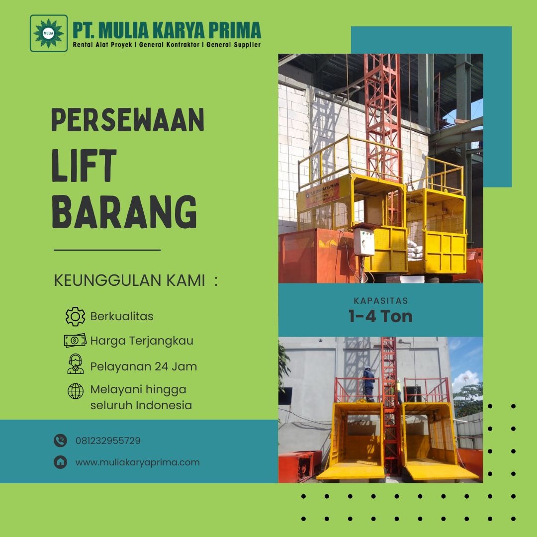 Lift Barang Karanganyar Provinsi Jawa Tengah | Lift Material | Lift ...